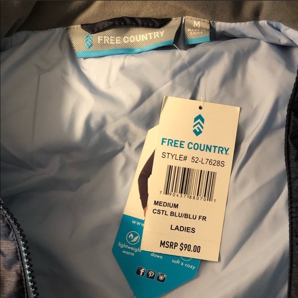 Free Country | Jackets & Coats | Nwt Free Country Down Vest | Poshmark